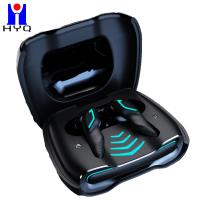 China Bluetooth 5.2 Gaming Earbuds 45ms Low Latency TWS Wireless Headphones with LED Light for sale