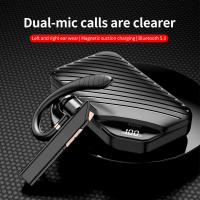 China One Side Business Bluetooth Earphone Wireless Stereo Rotatable Ear Hanging for sale