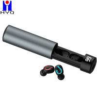 China TWS Bluetooth 5.0 Earbuds with 2600mAh Power Bank Charging Case IPX5 Waterproof for sale