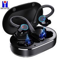 China Bluetooth 5.3 TWS Stereo Gaming Headset Sport Ear Hook Earbuds IPX4 Waterproof 50mAh Battery for sale