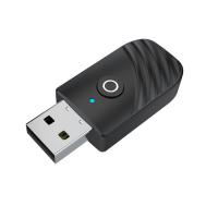 China 10m Audio Transmitter Receiver Adapter Black Light Weight USB Bluetooth 5.0 Wireless for sale