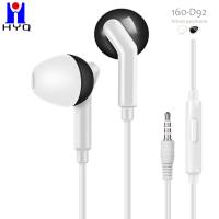 China Wired In Ear Earphones 3.5mm 120CM Round Cable TPE 10mm Driver 3 Colors for Mobile Phone for sale