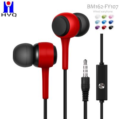 China Multi Color 20KHz Wired In Ear Earphones 120CM Cord Length for sale