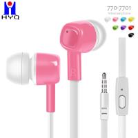 China Wired In Ear Earphones 3.5mm Round Cable 10mm Speaker 120cm TPE Durable for sale