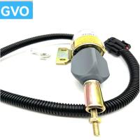China 3935430 Excavator parts  engine 6BT oil cut-off solenoid valve flameout switch flameout device 3935432 SA-4755-24 for sale