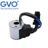 China 24V Pilot Safety Lock Solenoid Valve Coil for Sunward SWE230 SWE360 Excavator for sale