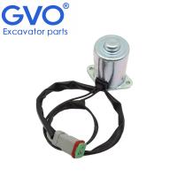 China Excavator Parts Catterpillar 320D Swing Motor Solenoid Valve 24V for sale