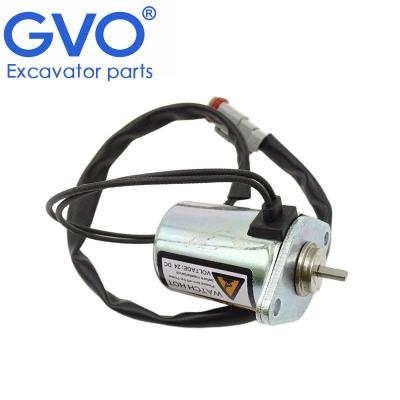China Excavator Parts Catterpillar 320D Swing Motor Solenoid Valve 24V for sale