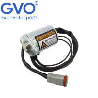 China Excavator Parts Catterpillar 320D Swing Motor Solenoid Valve 24V for sale