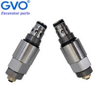 China GVO 2420-1220 Auxiliary Relief Valve Pressure Relief Valve Hydraulic Safety Valve R130-5 YC135-8 SH120 A3 Excavator Parts for sale