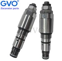 China GVO XKBF-00895 XKBF-00094 Main Relief Valve Pressure Relief Valve Hydraulic Safety Valve R140 R215-7 Excavator Parts for sale