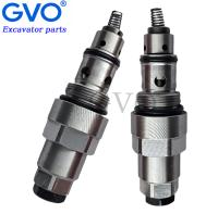 China GVO 2436R683F3 2436R683F4 Pressure Relief Valve Hydraulic Safety Valve SK200-1 SK200-3 SK220-1 SK220-3 Excavator Parts for sale