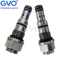 China GVO Travel Valve Hydraulic Safety Valve Pressure Relief Valve Control Valve Ishikawajima 135 150 155 Excavator Parts for sale
