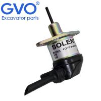 China GVO 1A021-60013 1A021-60017 Stop Solenoid Valve Fuel Shut Off Solenoid 12V for V2003 V2203 V2403 Excavators for sale