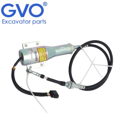China 11110030 SA-4646-24 Flameout Solenoid Valve Fuel Shut Off Solenoid Valve Fuel Stop Solenoid for Excavators and Diesel Engines for sale
