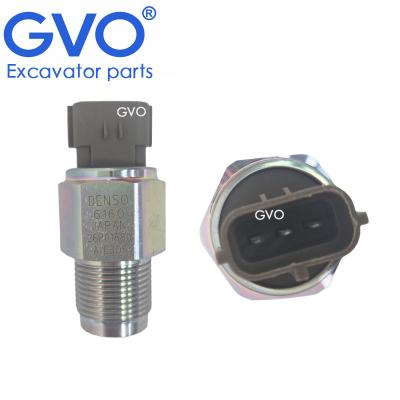 China GVO 499000-6160 VHS227621070 Common Rail Fuel Pressure Sensor High-Pressure Sensor for SK200-8 SK330-8 J05E J08E 4HK1 6HK1 for sale