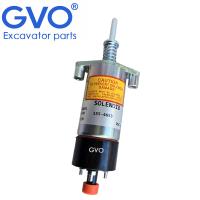 China GVO155-4653 3E-7985 1554653 3E7985 Stop Solenoid Valve Fuel Shutoff Solenoid Valve for E3304 3306 3406 3406B 3406C 12H 140H 160H for sale