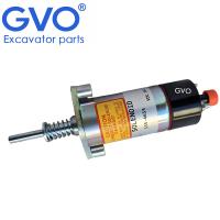 China GVO 1554653 Engine Stop Solenoid Valve Fuel Shutoff Solenoid Valve for E330B E330C 973C Excavator Bulldozer Electrical Component for sale