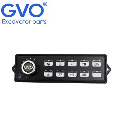 China EXKNXCMG010-10 M17L1316781 Throttle Knob Control Panel Switch Air Conditioner Panel for XE135D XE150D XE370 Excavator Machinery for sale