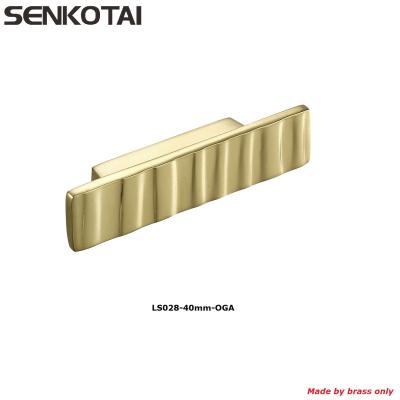 China Modern rectangular furniture pull handle by brass for cabinet,cupboard for sale