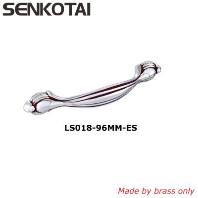 China Classical Hardware accessories furniture cabinet drawer handle silver ,gold plated for sale
