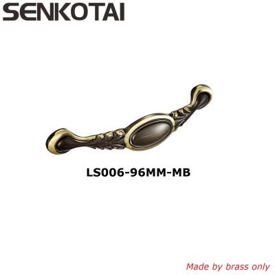 China New Products Antique  furniture hardware for desk drawer solid wood furniture handle for sale