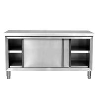 China Stainless Steel Table Cabinet For Kitchen Stainless Steel Workbench for sale