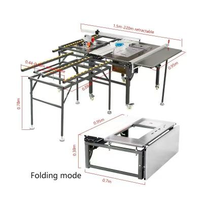 China 120mm Side Saw Diameter WJS480 Sliding Table Panel Saw Machine For Woodworking Furniture for sale