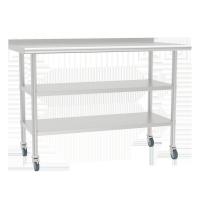 China NSF Certified Heavy Duty Stainless Steel Table With Undershelf And Galvanized Legs for sale