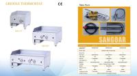 China Electric Stainless Steel Restaurant Commercial Countertop Griddle Anti Corrosion for sale