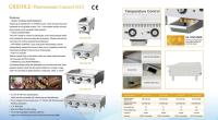 China Electric Stainless Steel Restaurant Commercial Countertop Griddle Anti Corrosion for sale