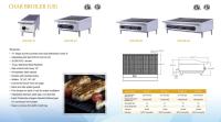 China Stainless Steel Powerful Commercial Charbroiler Grill For Restaurant for sale