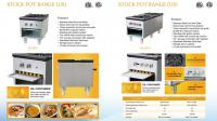 China Stainless Steel Commercial Cooking Equipment Countertop Gas Range / Hot Plate Heavy Duty For Restaurant for sale