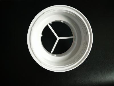 China White Color Plastic Connector Plastic Injection Moulded Components High Precision for sale