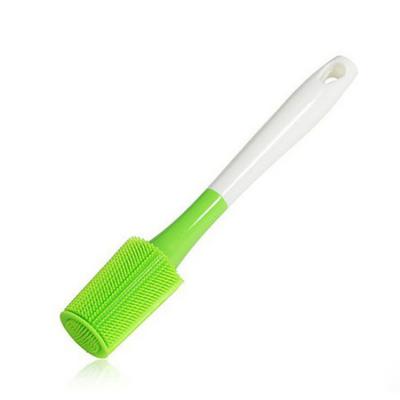 China 360 Degree Rotating Silicone Mold Tools Long Handle Bottle Brush Kitchen Wash Cup Brush for sale