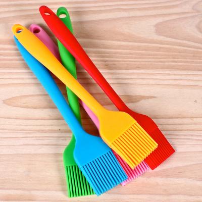 China Multicolor Silicone Mold Tools Food Grade Cookware Bakeware Barbecue Baking Brush for sale