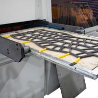 China Pizza Burger Box Die Cutter Printed Paper Cup Die Cutting Machine for sale