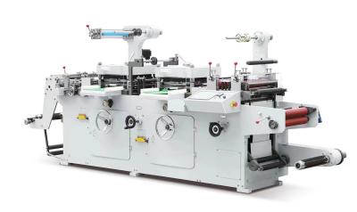 China Paper Label Sticker Flat Bed Die Cutting Machine With Punching for sale