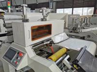 China Roll to Roll Semi Rotary Die Cutting Machine 350mm Width 480mm Cutting Length for Labels for sale