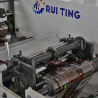 China 380V 50Hz Flexo Label Printing Machine Plate Cylinder Dia 60-127mm 8 Colors for sale