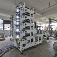China 380V 50Hz Flexo Label Printing Machine Plate Cylinder Dia 60-127mm 8 Colors for sale