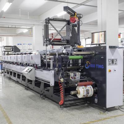 China 380V 50Hz Flexo Label Printing Machine 350-550mm Width 8 Colors 150m/min for sale