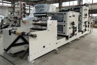 China 8 Color Flexo Label Printing Machine 190-380mm Printing Length ±0.1mm Accuracy for sale
