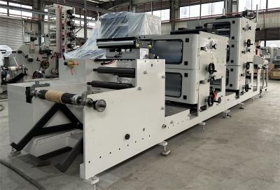 China 8 Color Flexo Label Printing Machine 190-380mm Printing Length ±0.1mm Accuracy for sale