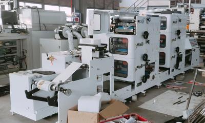 China Water Based Ink Flexo Label Printing Machine 60m/Min 320mm Width CE for sale