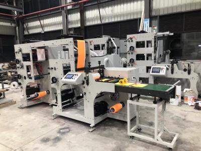 China Tyvek Bracelet Automatic Flexo Printing Machine With Rotary Die Cutter Machine for sale