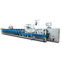 China 8 color Inline Printing Machine , Plastic Film Flexograhic Printing Machine for sale