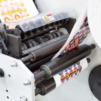 China 6 Color Flexo Graphic Printing Machine 320mm with Slitting Function for Gun Label Sticker for sale