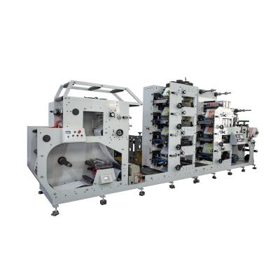 China 8 Color Paper Label Printing Machine Turn Bar Function With UV Spot Color Print for sale