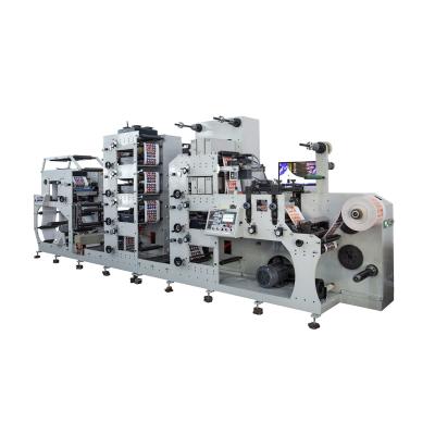 China Double Tower Label Printing Machine With Die Cutting 320mm 7 Color for sale